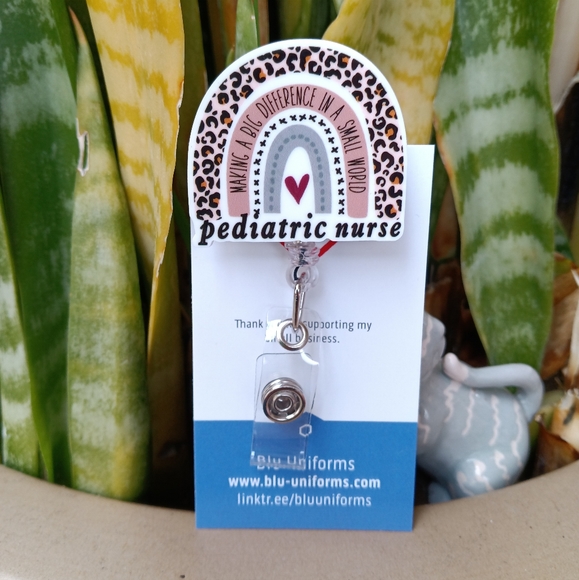 Office | Pediatric Nurse Badge Reel Holder | Poshmark